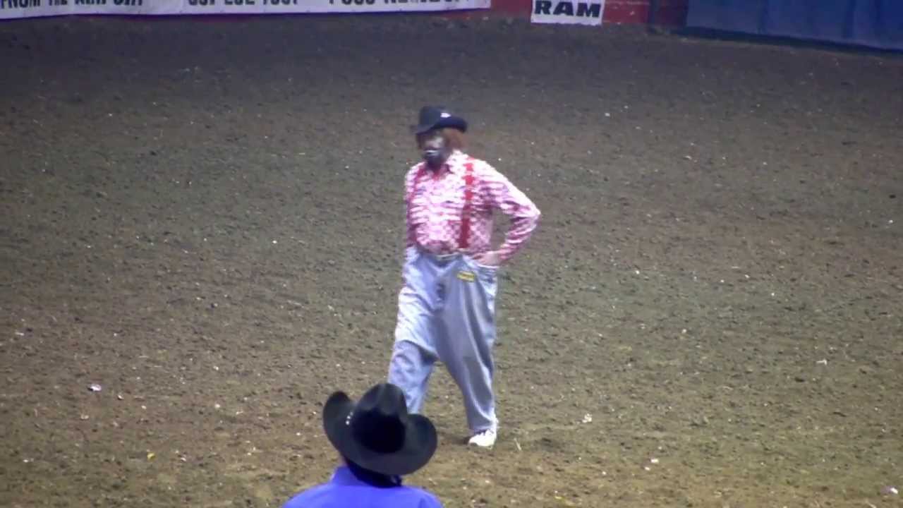 Rodeo Clown Lecile Harris joke - YouTube