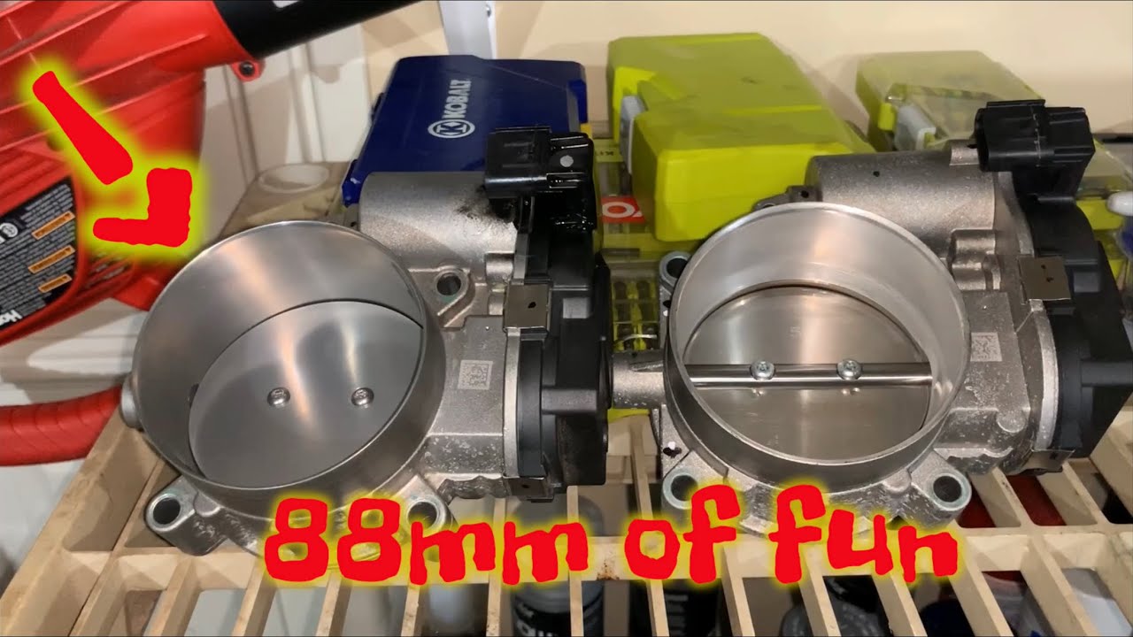 Ported TB from the Fast Man (88MM) installed on my 2018 392 Charger ...