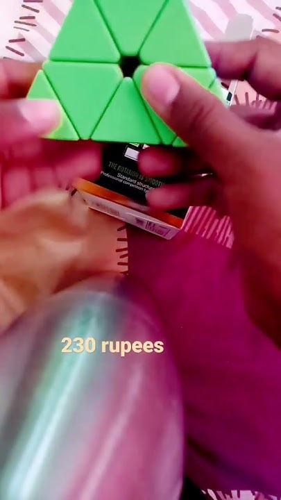 unboxing pyraminx cube - YouTube