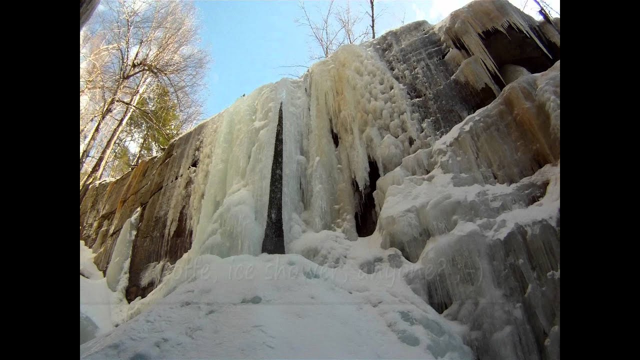 Champney Falls Ice Climbing - YouTube