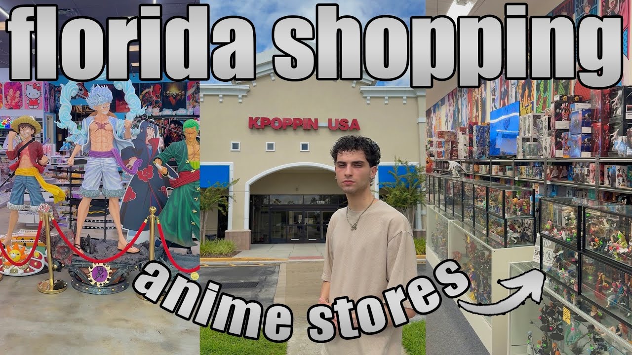 florida shopping: anime stores, arcade, blindboxes - YouTube