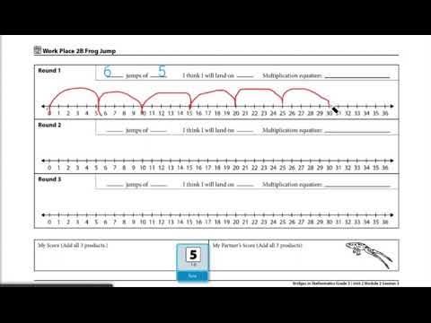Gr 3 WP 2B Frog Jump - YouTube