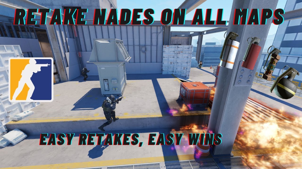 Powerful Retake Nades on All Maps in CS2 - YouTube