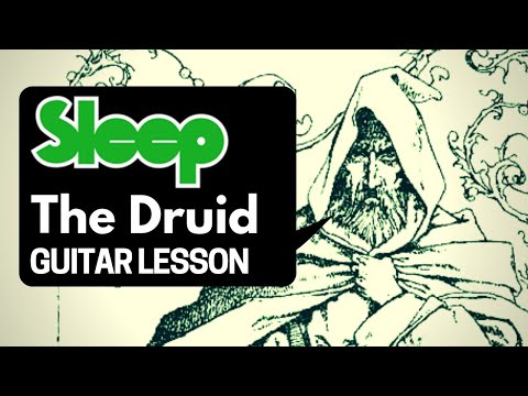 Matt Pike Sleep Guitar Lesson w/ TAB - The Druid - C Standard Tuning ...