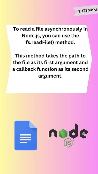 Node Js Read File Async Read File Async Asynchronously Nodejs Readfileasynchronouslynodejs 