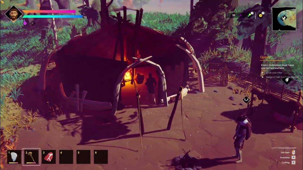 Polylithic Gameplay Demo - Crafting Survival in the Ancient World - YouTube