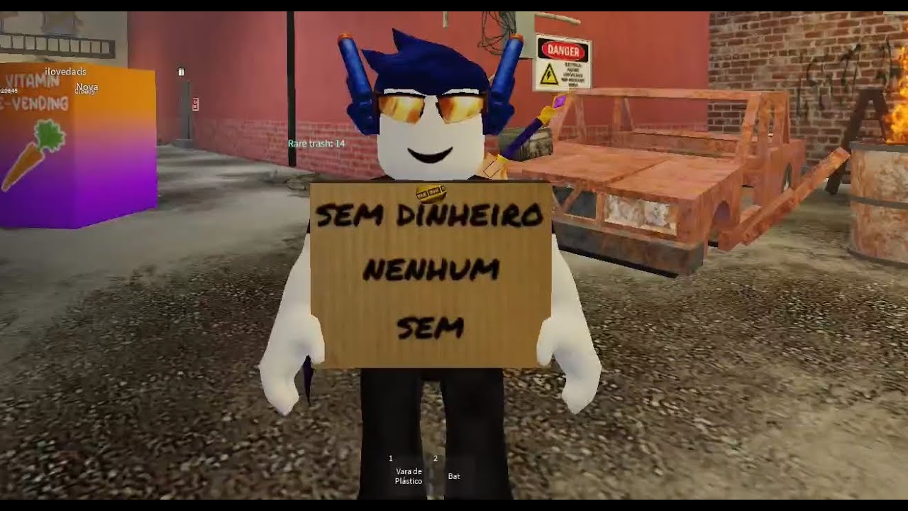 VIREI UM COLETOR DE LIXO NO ROBLOX - Roblox Live in a back alley ...