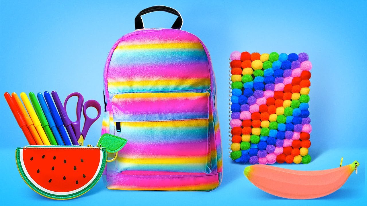 DIY SCHOOL SUPPLIES || Awesome School Crafts For Everyone - YouTube