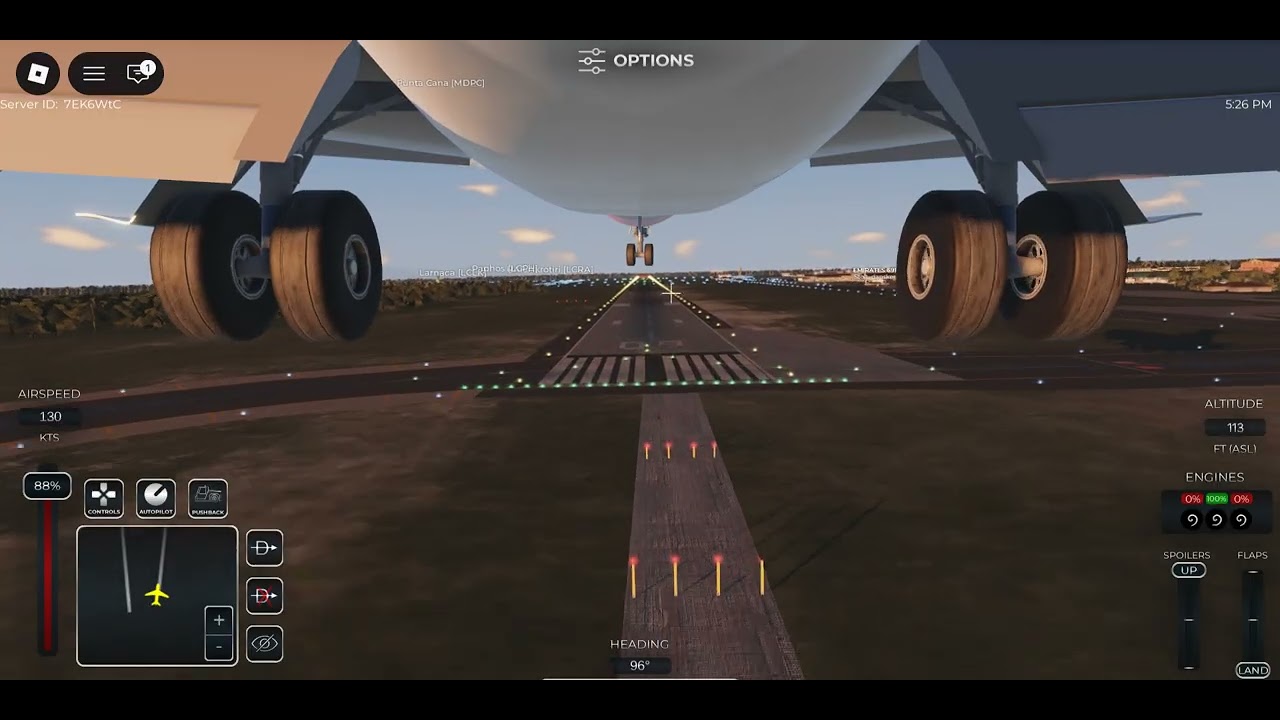 727 one engine landing project flight - YouTube
