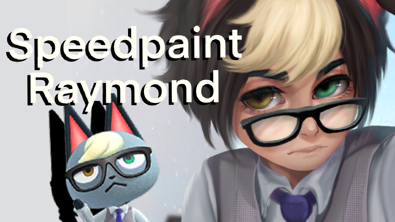 RAYMOND (HUMAN) animal crossing SPEEDPAINT - YouTube