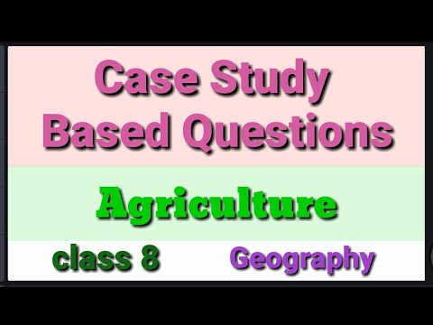 Case Study Based Questions Answers /Class 8 geography chapter 4 ...