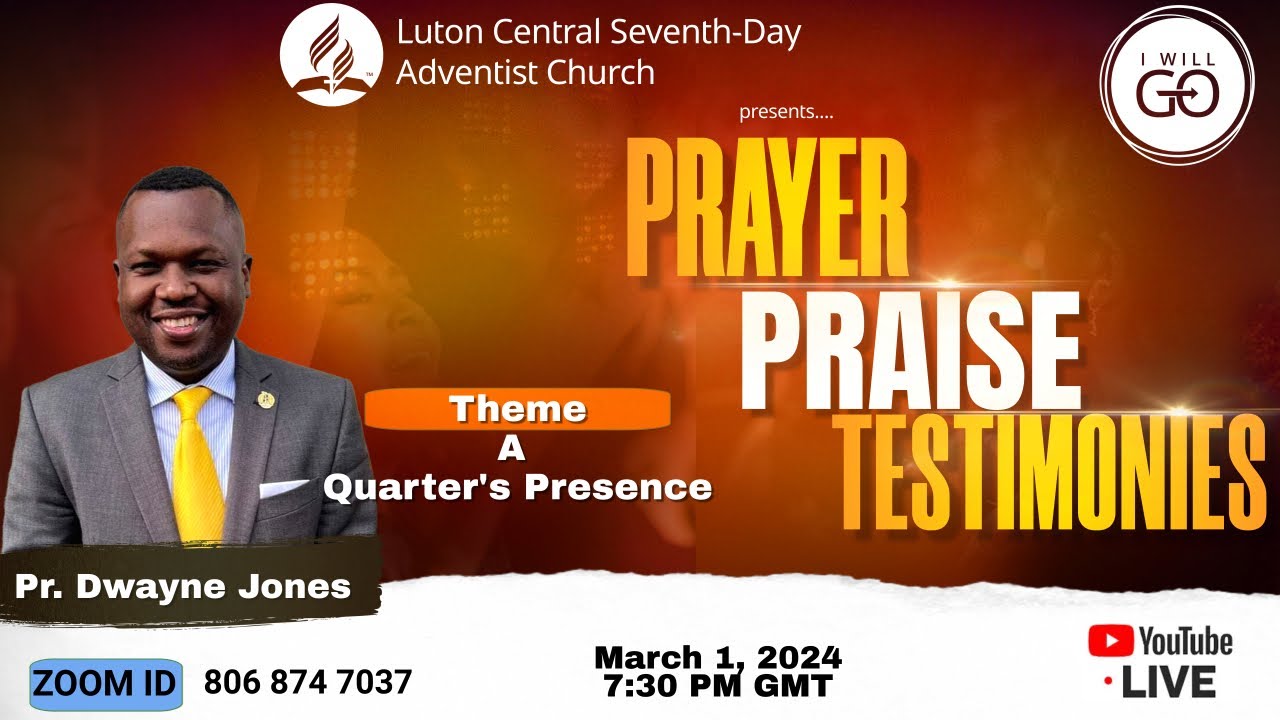 Online Prayer Meeting || A Quarter's Presence || Pastor Dwayne Jones ...