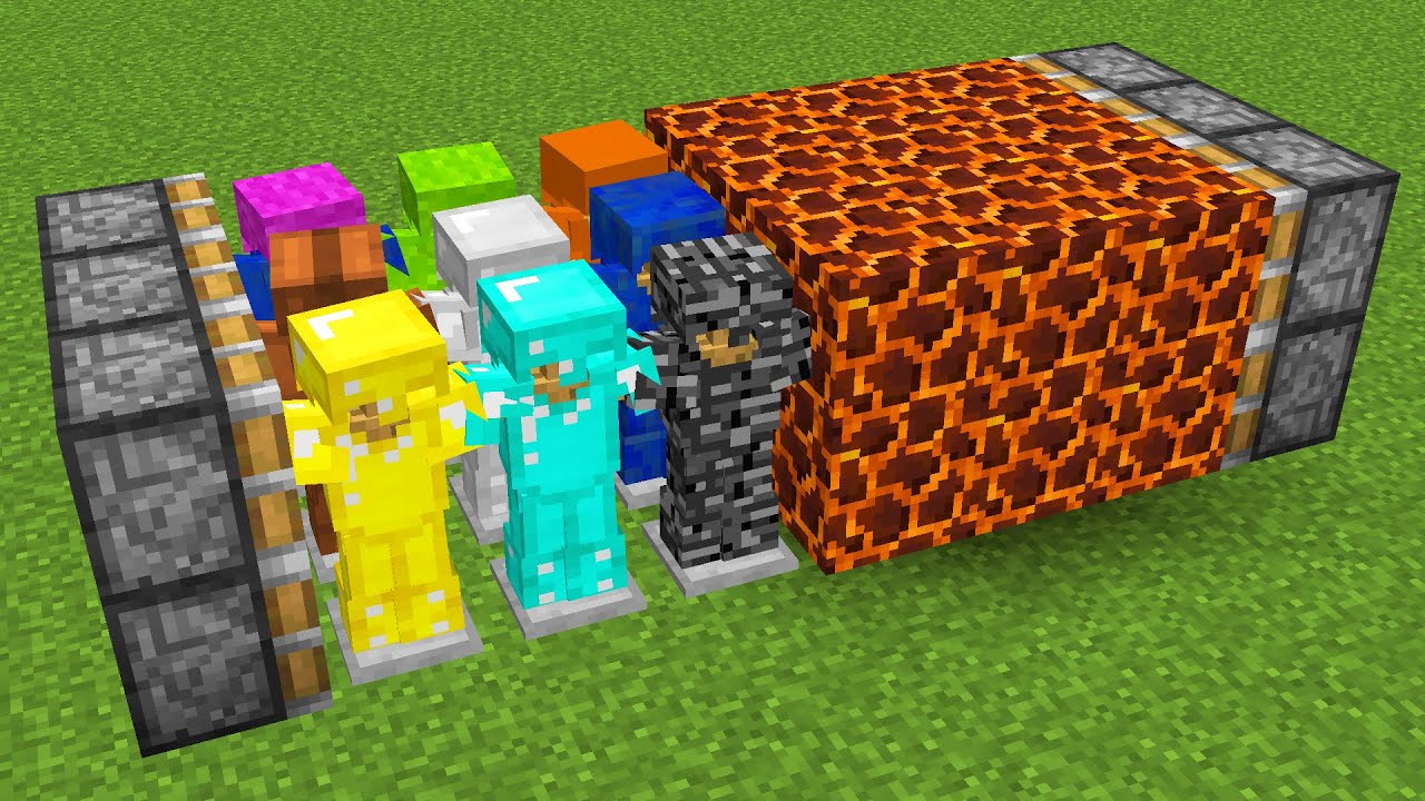 how to make lava armor ? - YouTube