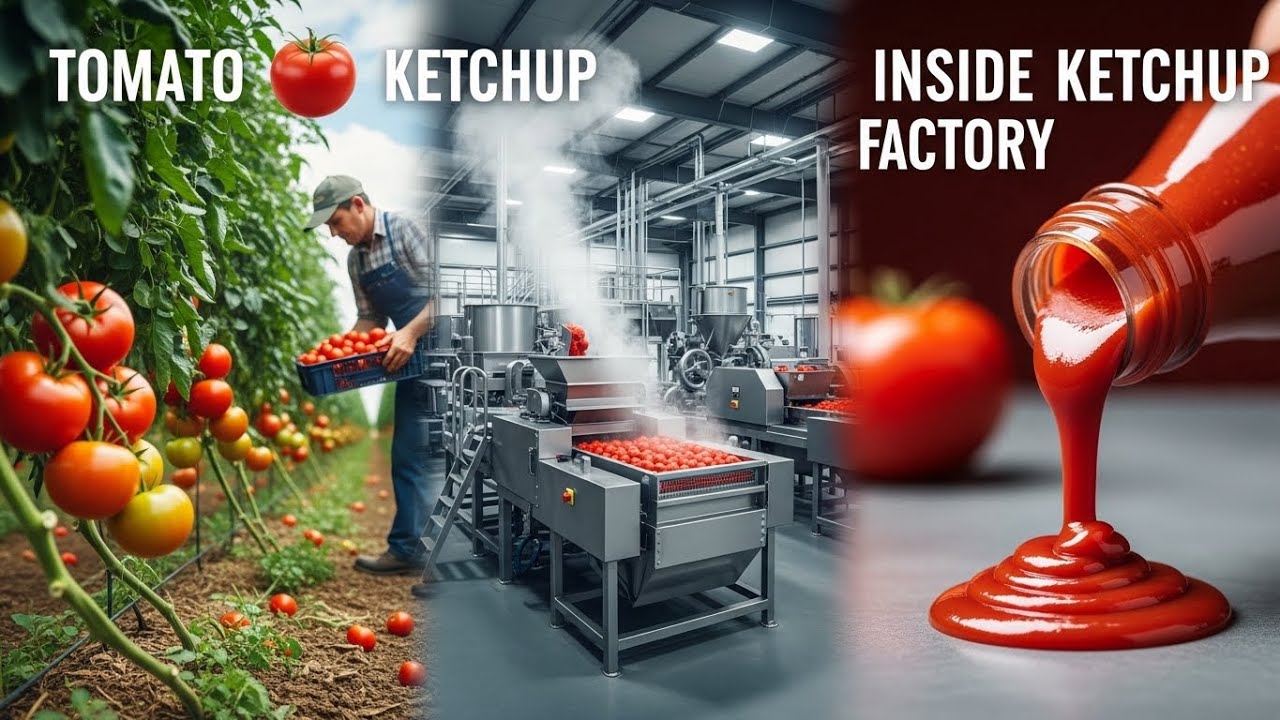 Tomatoes to Ketchup: Full Factory Process You’ve Never Seen Before ...