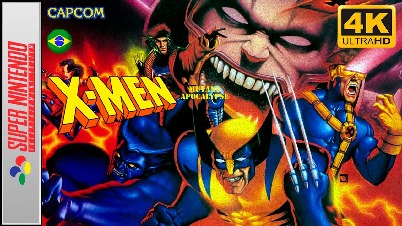 X-Men: Mutant Apocalypse (SNES) [PT-BR] Longplay 4K 60FPS - YouTube