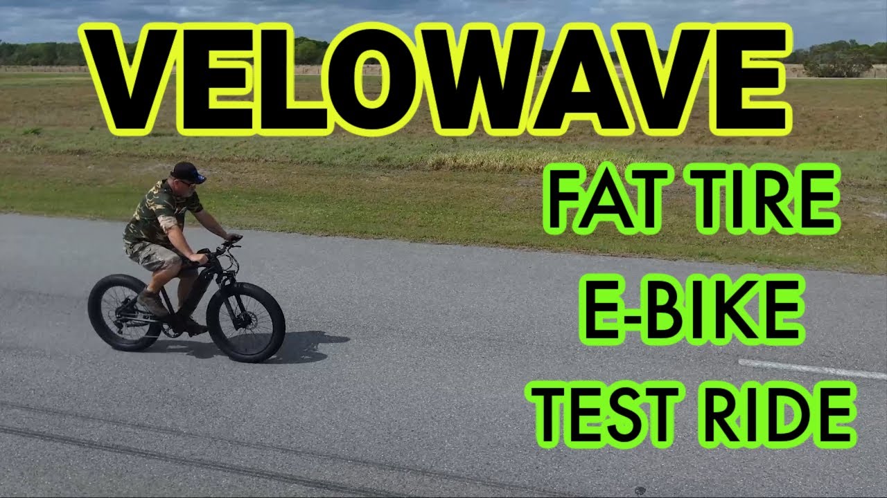 Velowave Ranger E-Bike for BIG GUYS Fat Tire Mountain Bike - YouTube