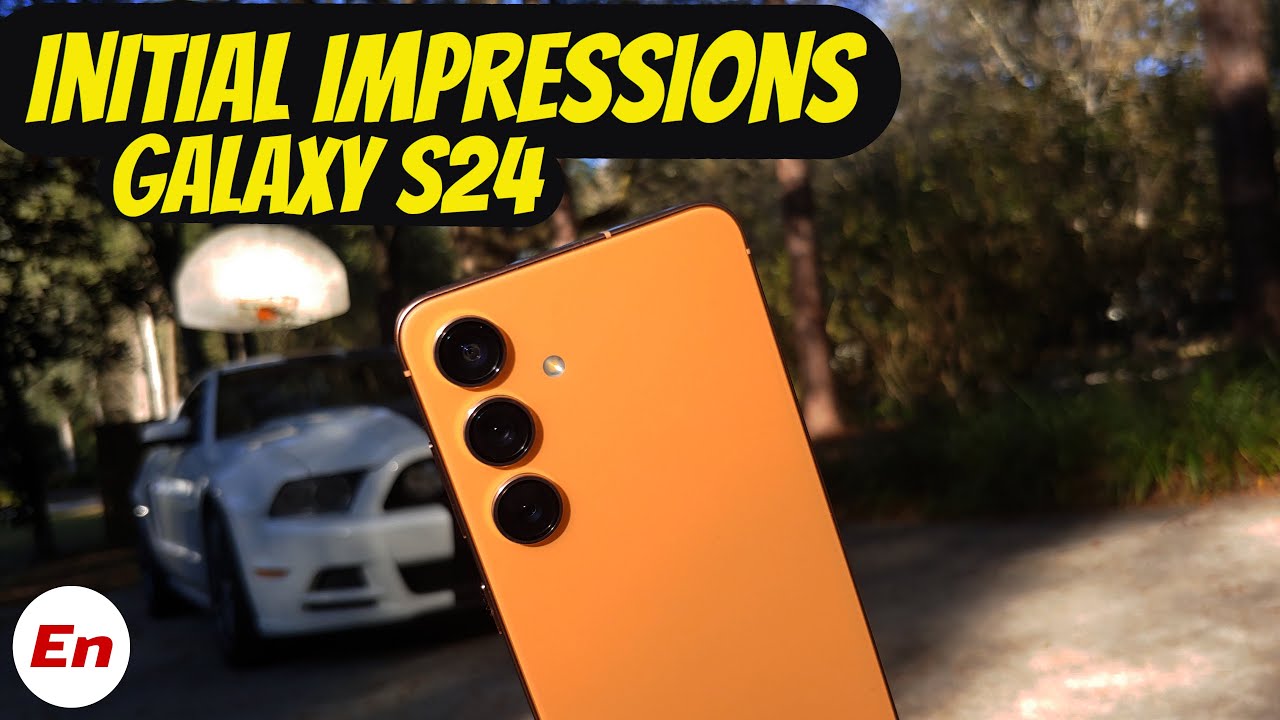 Samsung Galaxy S24 Unboxing & Initial Impressions; Sandstone Orange FTW ...