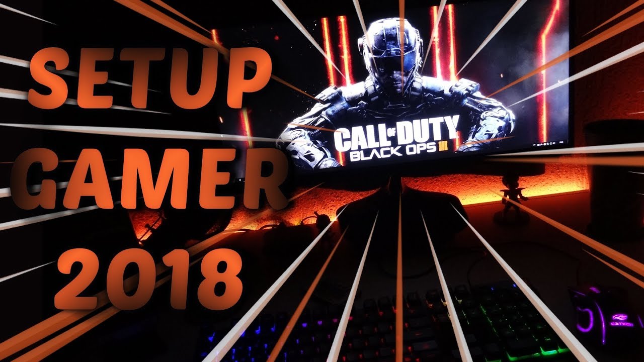 Setup GAMER 2018 + ILUMINAÇÃO com 2 MONITORES - YouTube