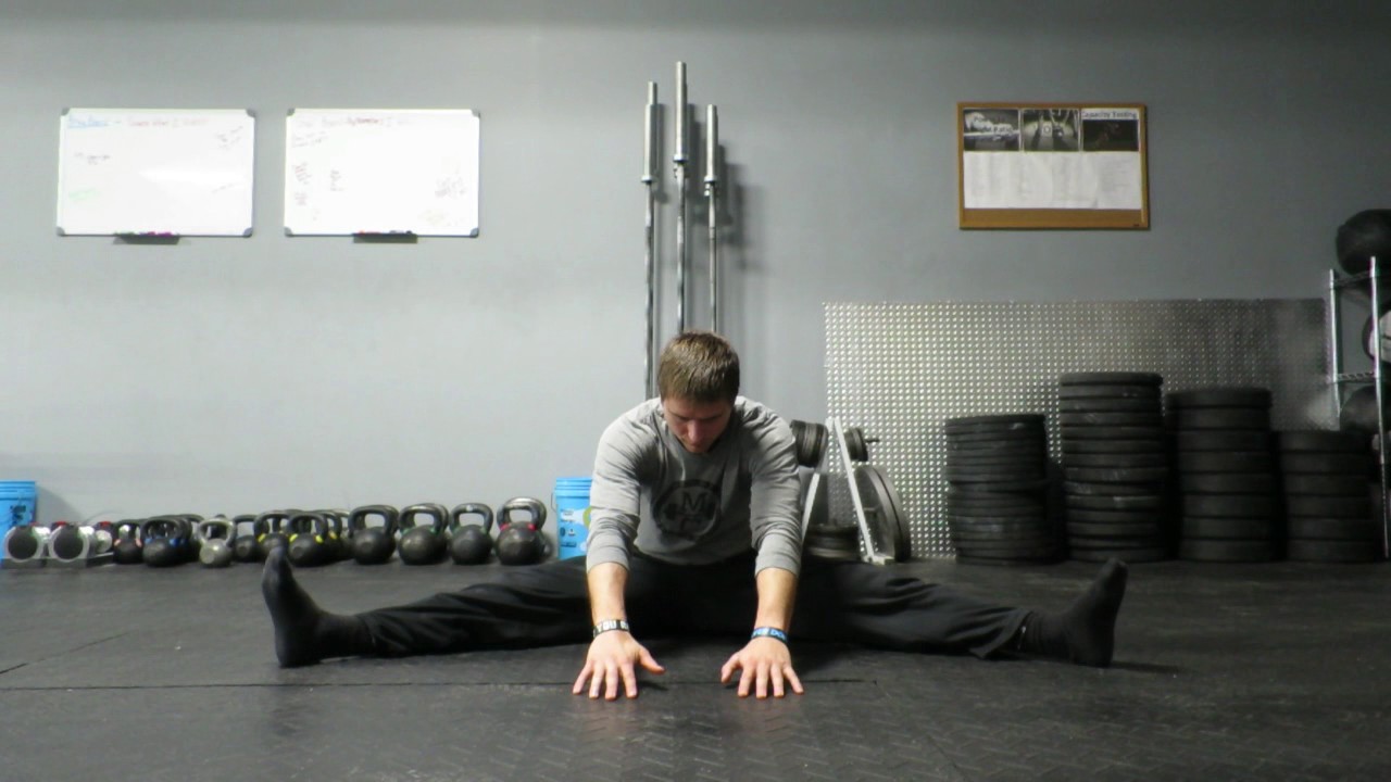 Seated Straddle Pose - YouTube