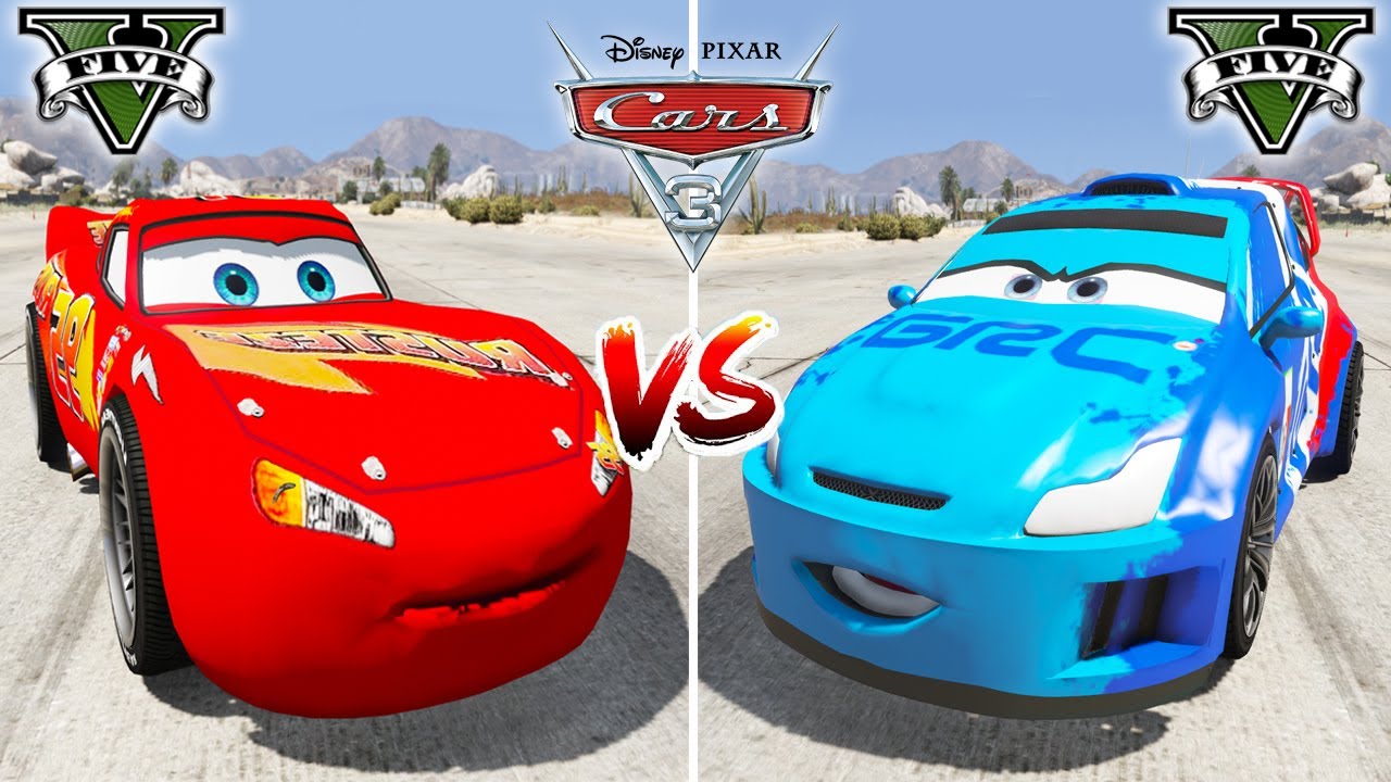 Lightning McQueen VS Raoul CaRoule (Disney cars) in GTA 5 - WHO IS BEST ...