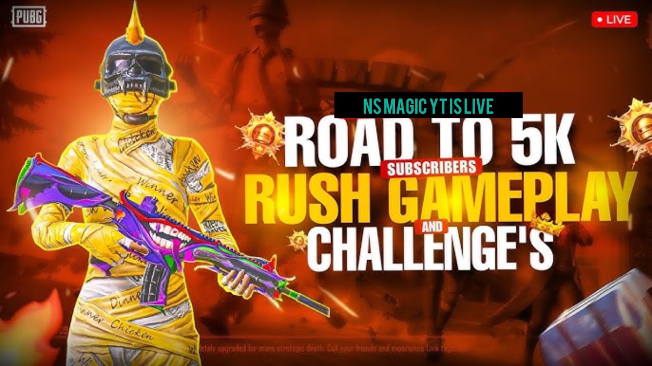 🔴LIVE=NS MAGIC PUBG MOBILE GAMEPLAY 3.5 UPDATES//// - YouTube