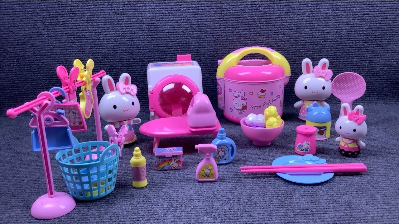 9 Minutes Satisfying with Unboxing Cute Hello Kitty Laundry set, Rice ...