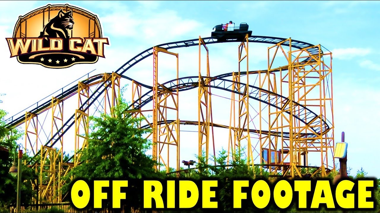 Wildcat at Adventure Park USA Off-Ride Footage (No Copyright) - YouTube