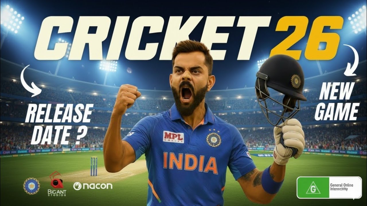 Cricket 26 Finally Release 😍 Official Trailer: New Cricket Game 😱 ...