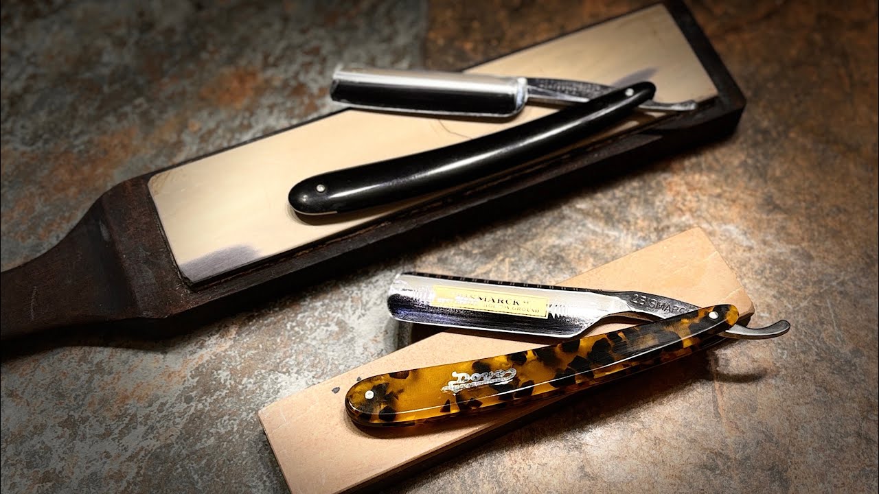 Coticule Straight Razor Honing - A Two Stone Evaluation - YouTube