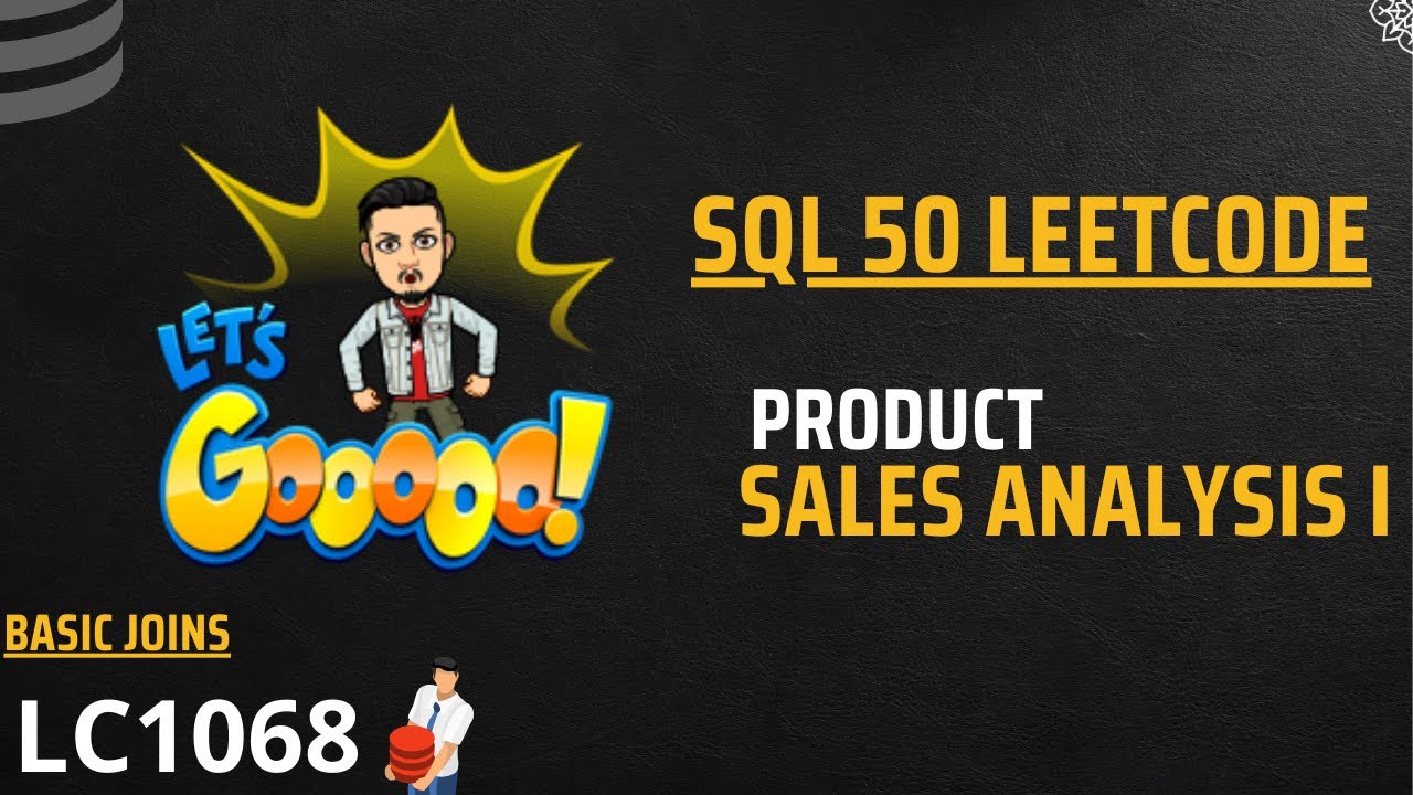 1068 Product Sales Analysis I Leetcode Sql 50 Interview Sql 3265