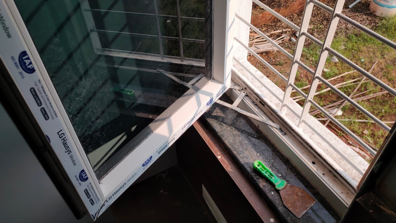 Upvc Aluminum windows sliding and opening - YouTube