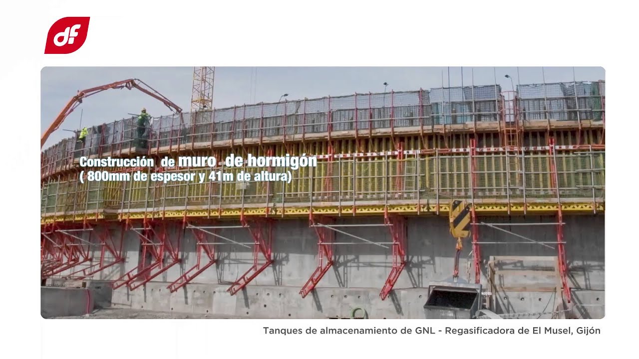 Tanques de almacenamiento GNL. Regasificadora El Musel, Asturias ...