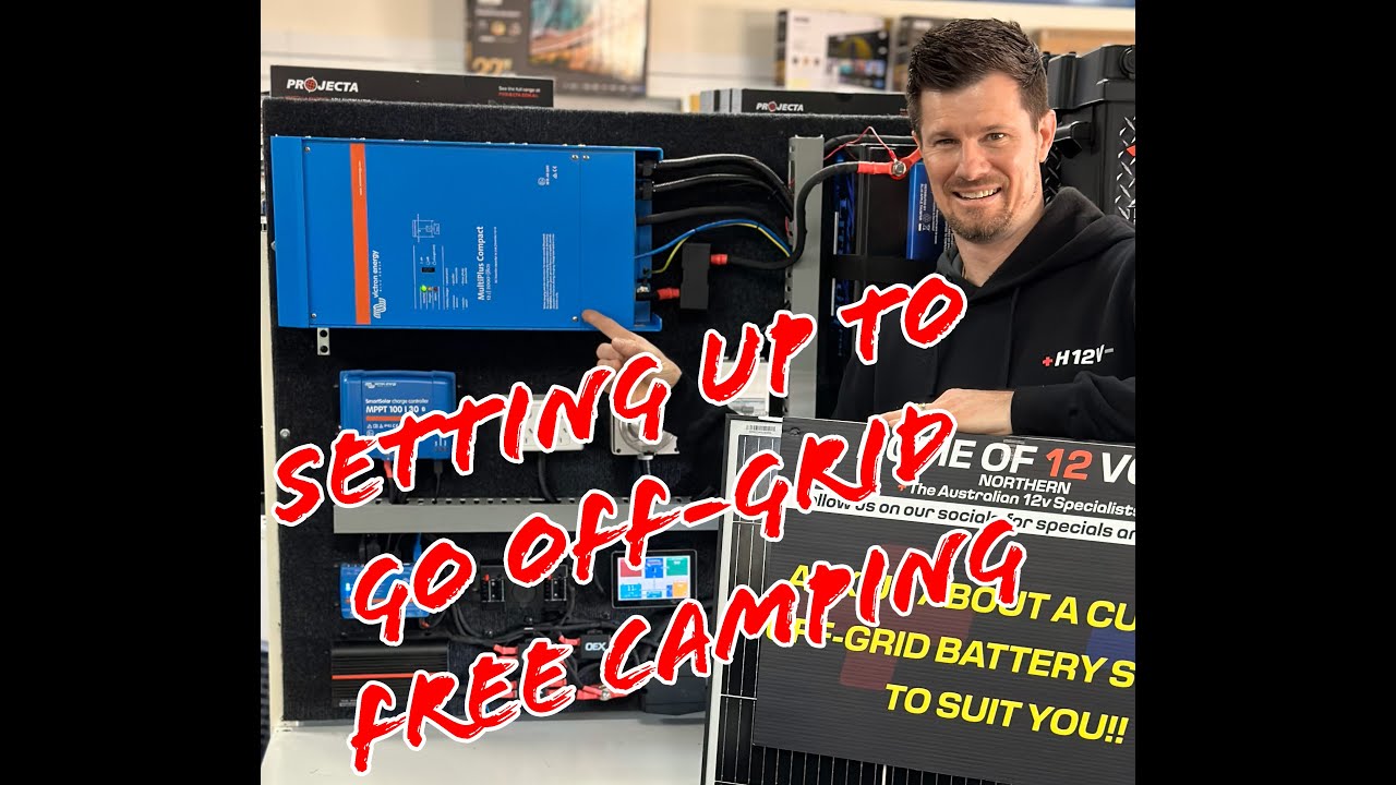 Going off-grid - how to setup for FREE camping - YouTube