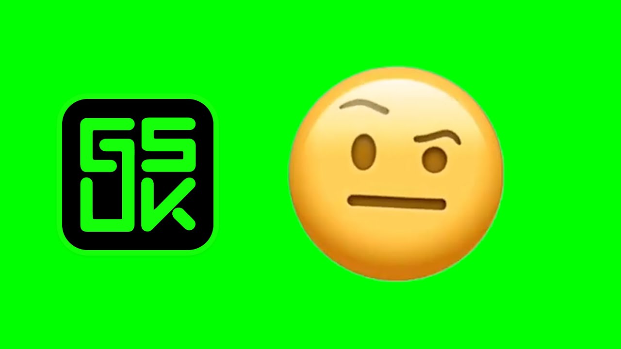 SUS Face Emoji | GSUK — Copyright Free Green Screen - YouTube