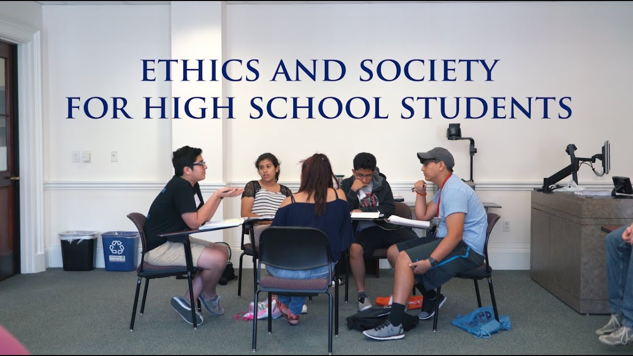 Houston high school students explore ethical questions at Rice - YouTube
