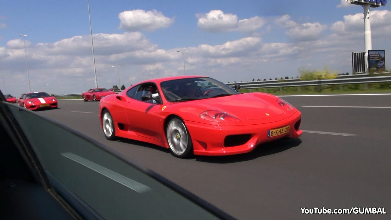 MADNESS: Ferrari 360 Challenge Stradale Terrorizing Dutch Highway ...