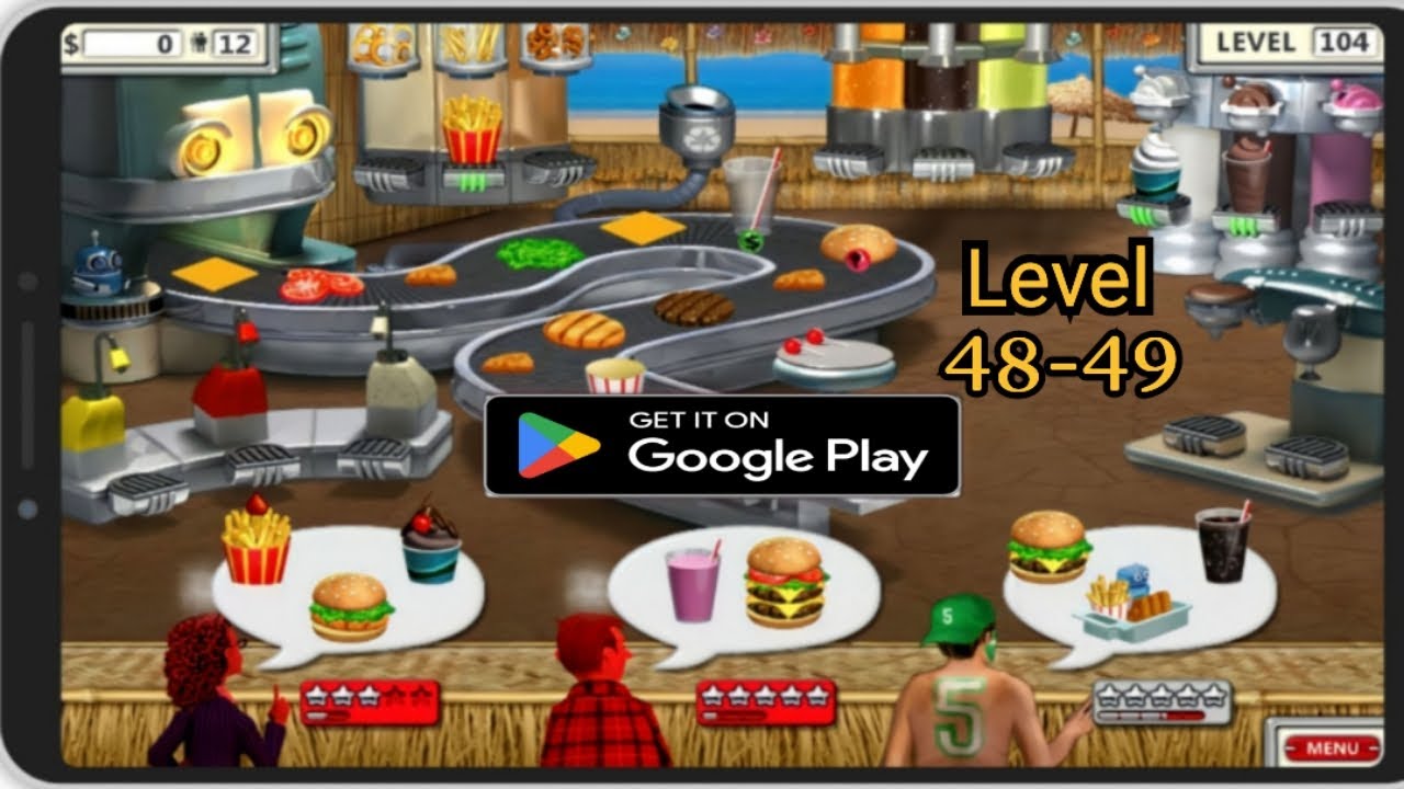 Burger Shop 2 Level 48-49 Android Gameplay (Dev: Gobit games) | Andro ...
