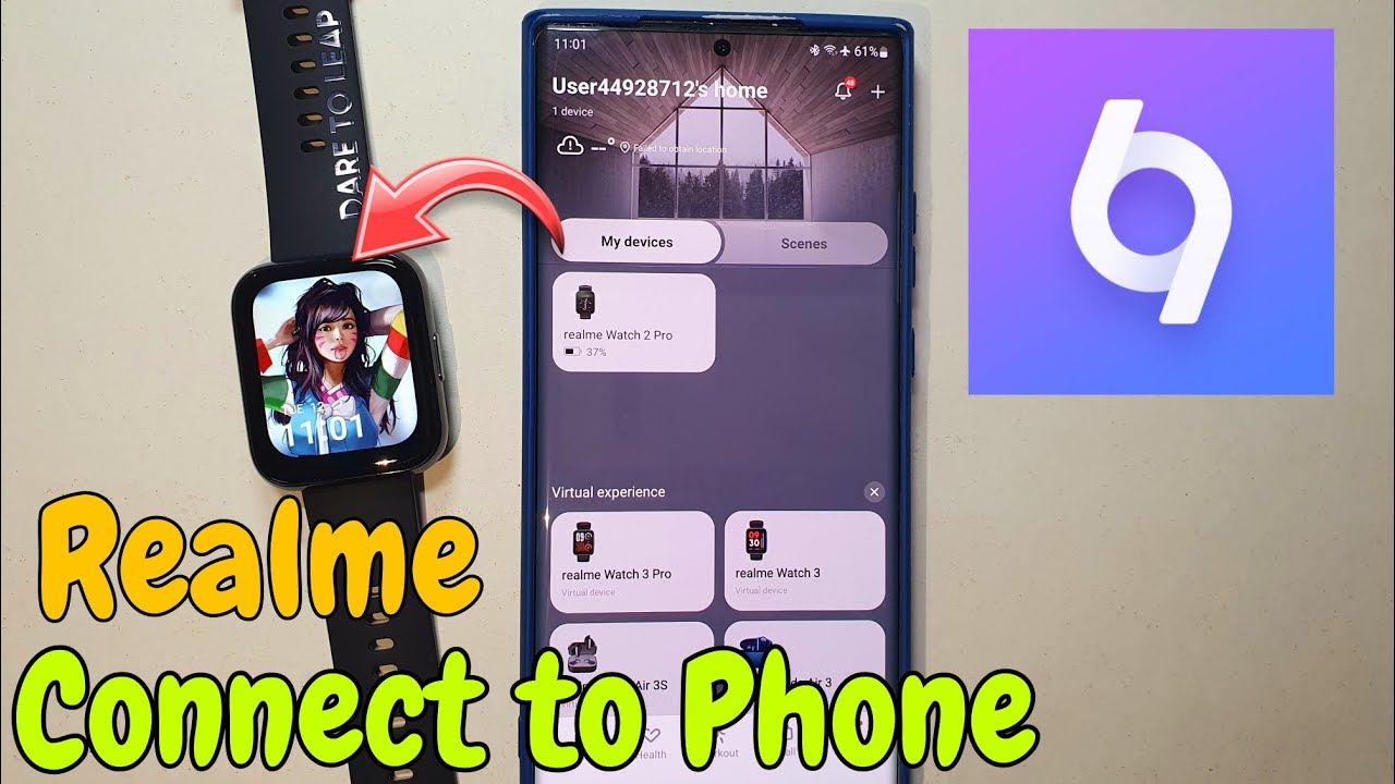 Realme Watch Connect To Mobile Phone | Realme Link App | How To Connect ...
