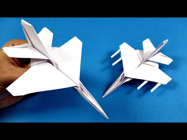 F16 Jet Fighter Paper Plane
