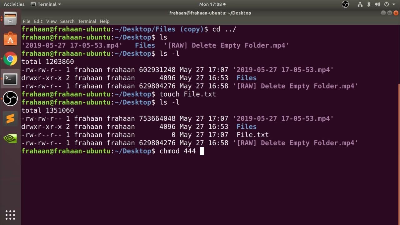 020 Change File Permissions chmod - YouTube
