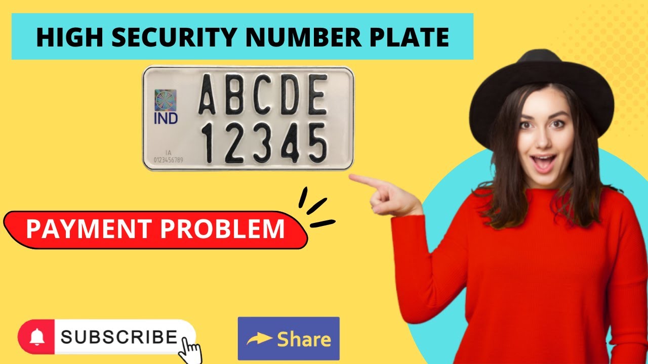How To Payment High-Security Number Plate | Payment problem HSRP | How ...