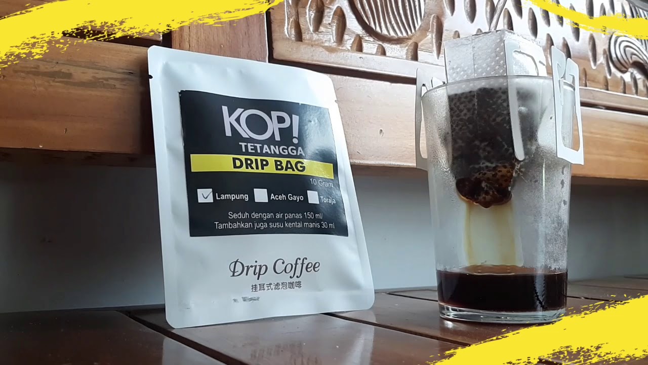 Drip bag kopi - YouTube