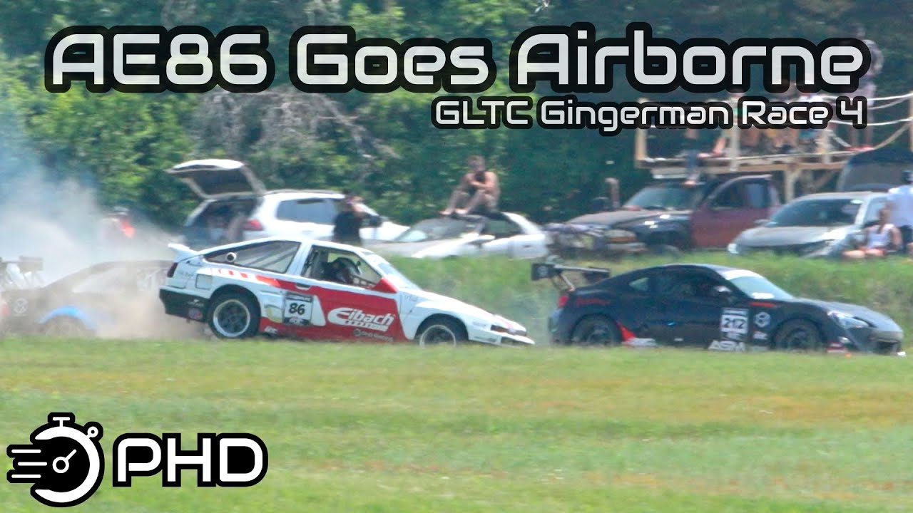 Airborne AE86, Fighting for Top 10!! Gridlife GLTC K24 AE86 Gingerman ...