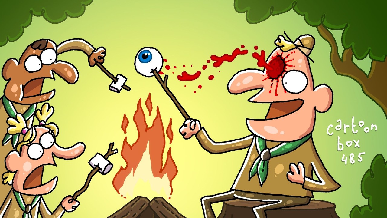 Scouts Try to Make a Fire | Cartoon Box 485 | Hilarious Cartoons - YouTube