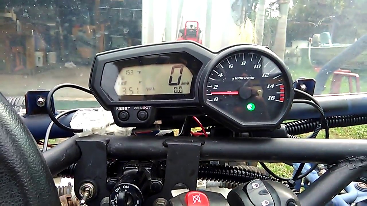 2007 yamaha fz6 powered BMS buggy /go-cart walk around - YouTube