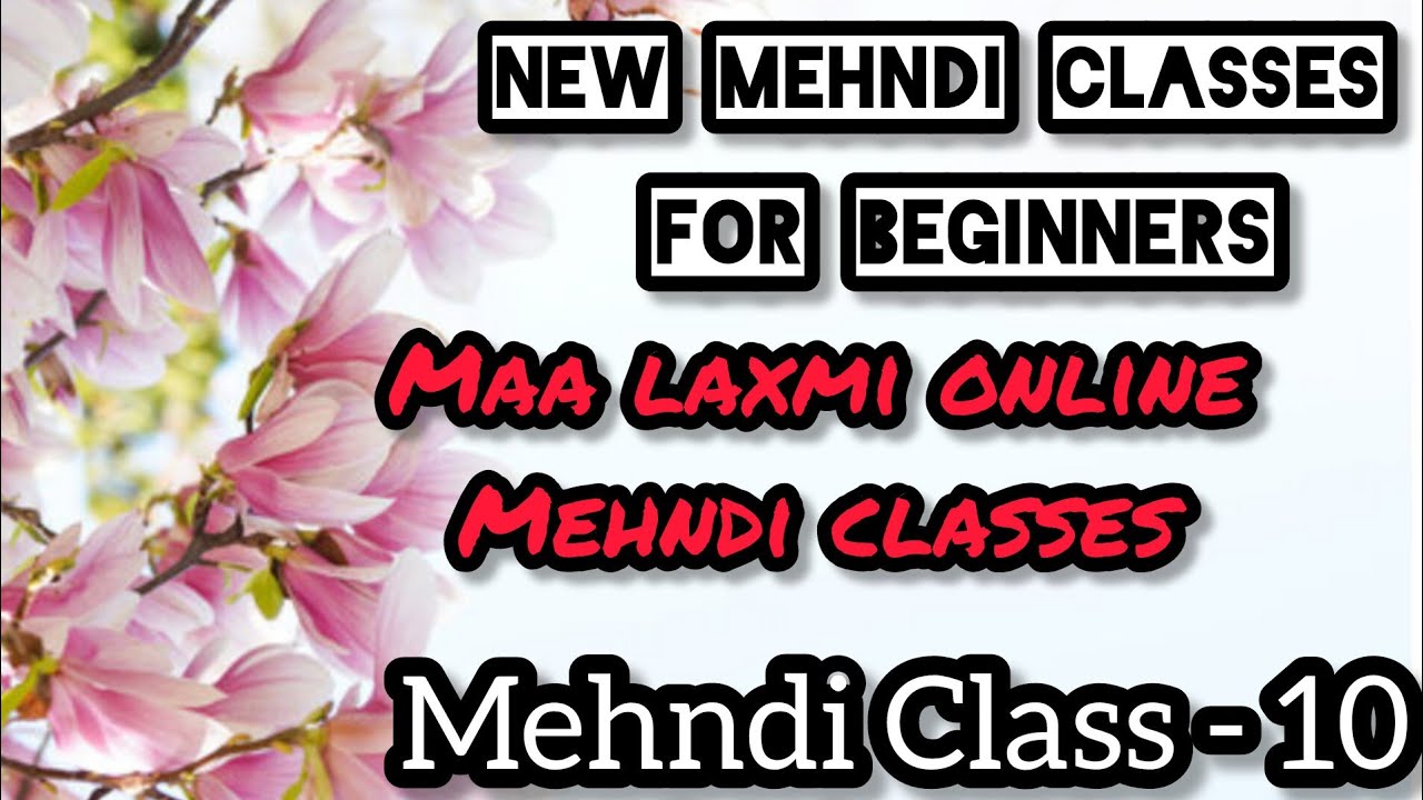 Mehndi class - 10 || Different type of mehndi filling designs|| New ...