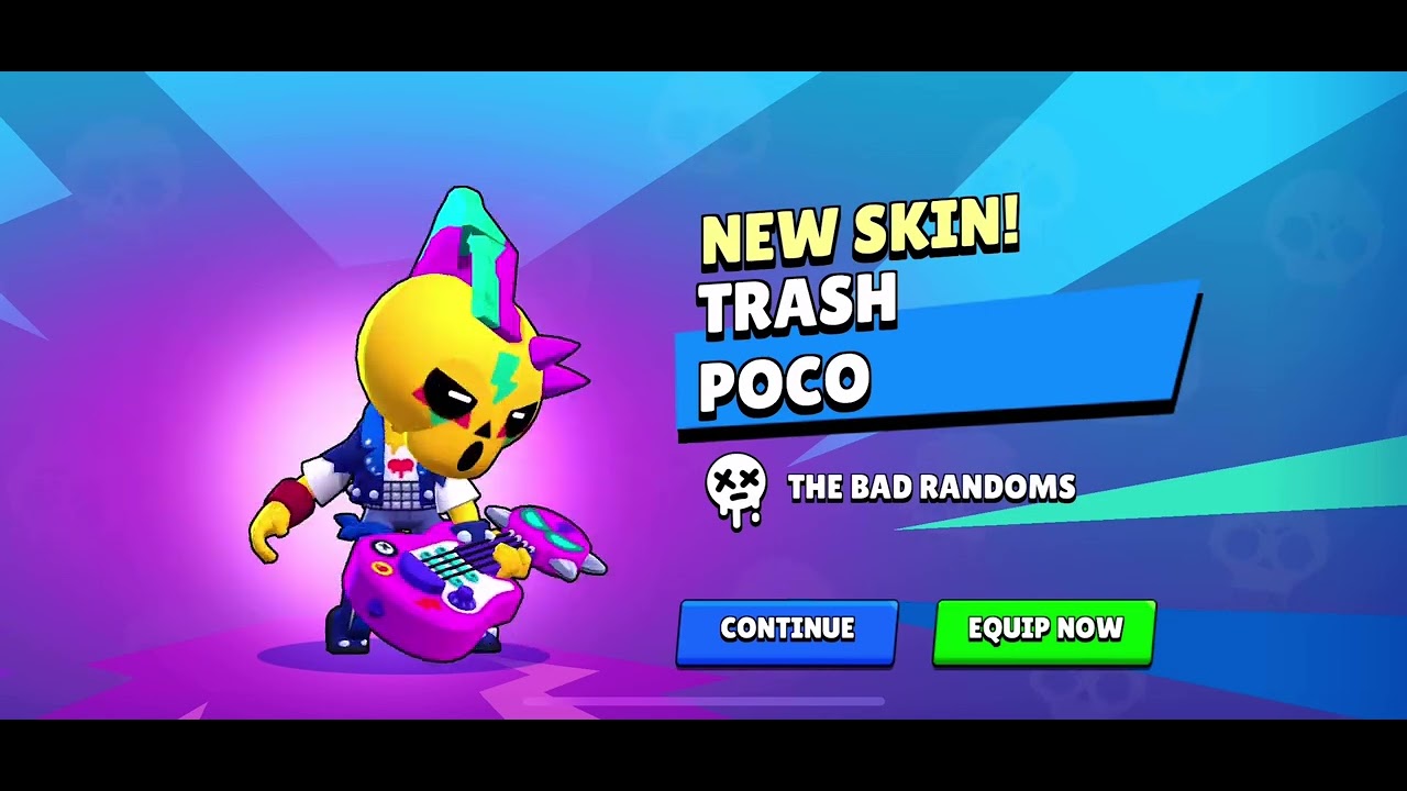 Am luat skin-ul Trash Poco! | Brawl Stars România 🇷🇴 - YouTube