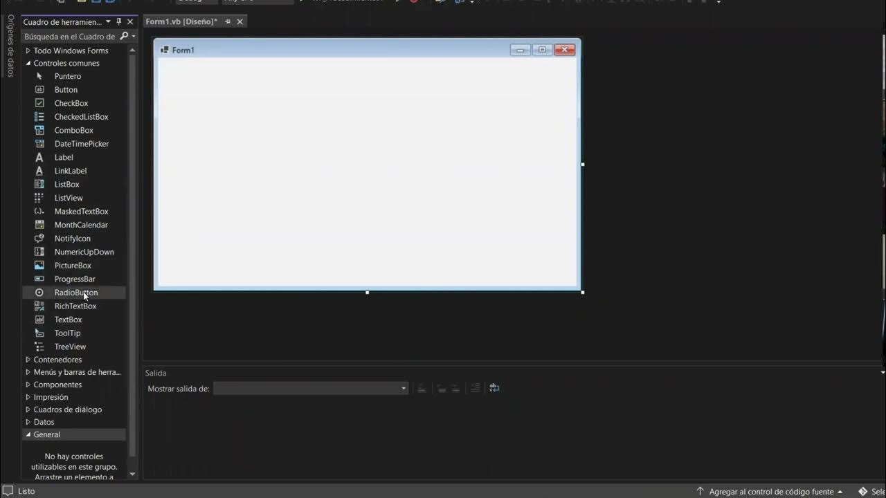 Controles y procedimientos en Visual Basic.NET - YouTube