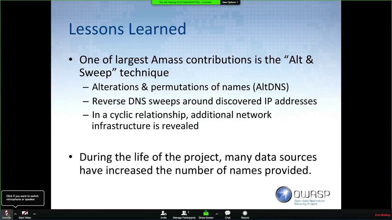 "Introducing OWASP Amass Project" - Jeff Foley - YouTube