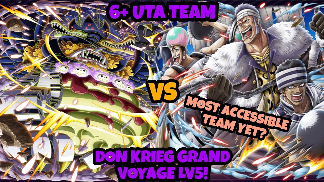 6+ UTA TEAM VS DON KRIEG GRAND VOYAGE LV5 OPTC - YouTube